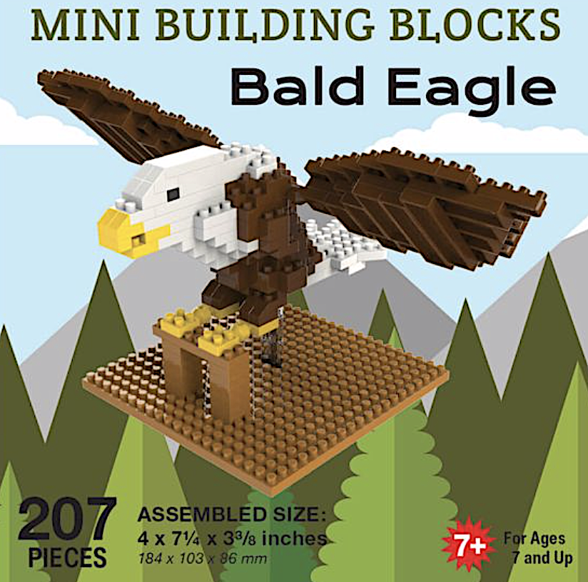 Mini Building Blocks – Bald Eagle | Bird Watcher's General Store