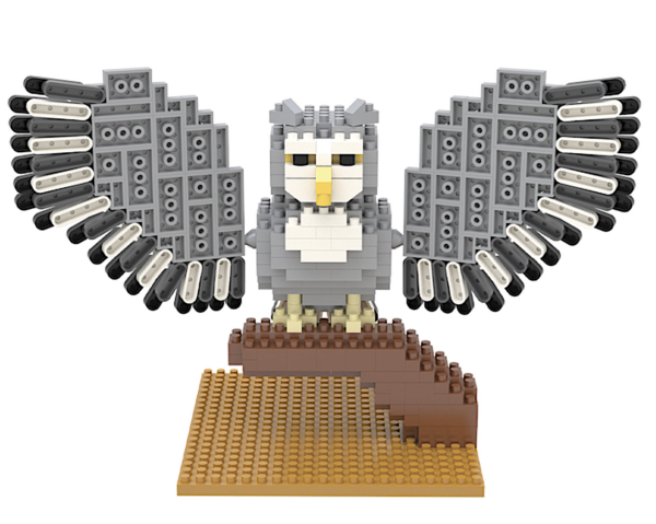 Mini Building Blocks – Owl | Bird Watcher's General Store