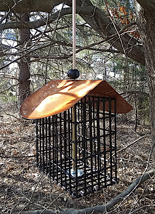 Copper Top Double Suet Holder | Bird Watcher's General Store