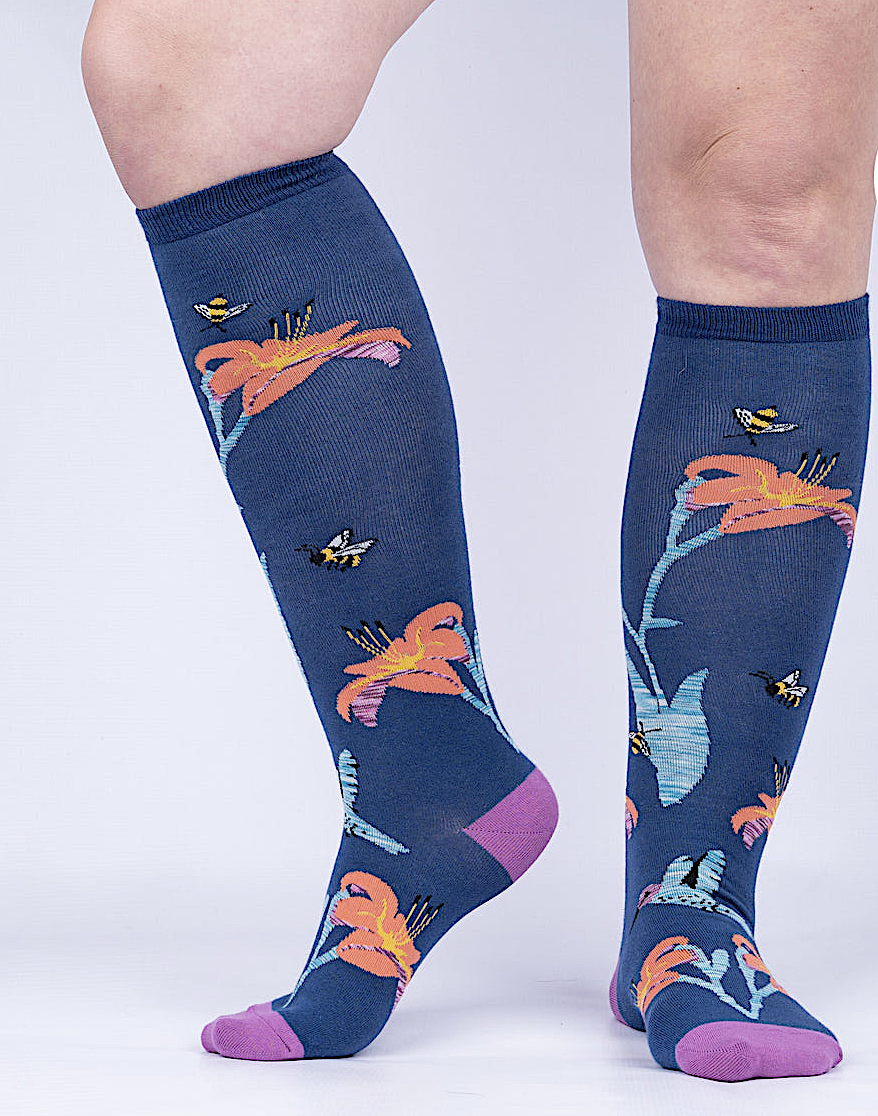 Hummingbird Knee Socks | Bird Watcher's General Store