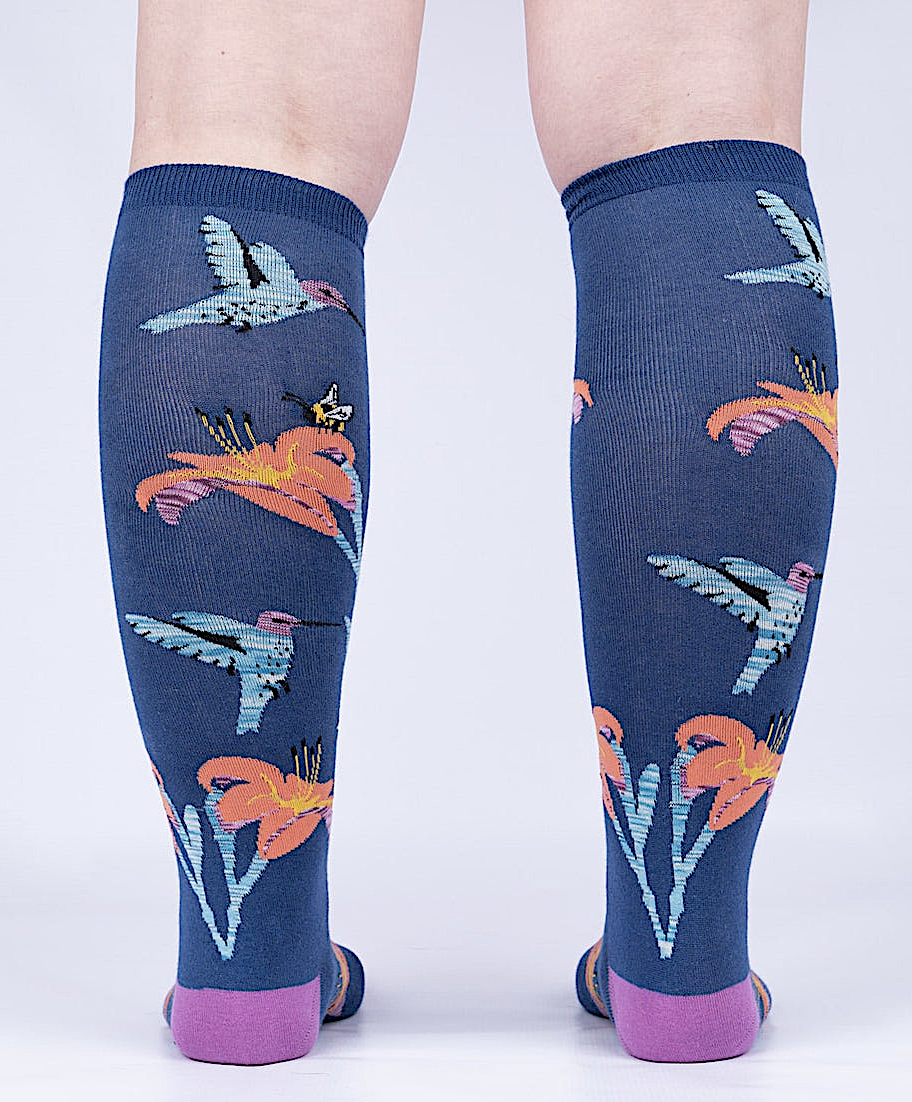 Hummingbird Knee Socks | Bird Watcher's General Store